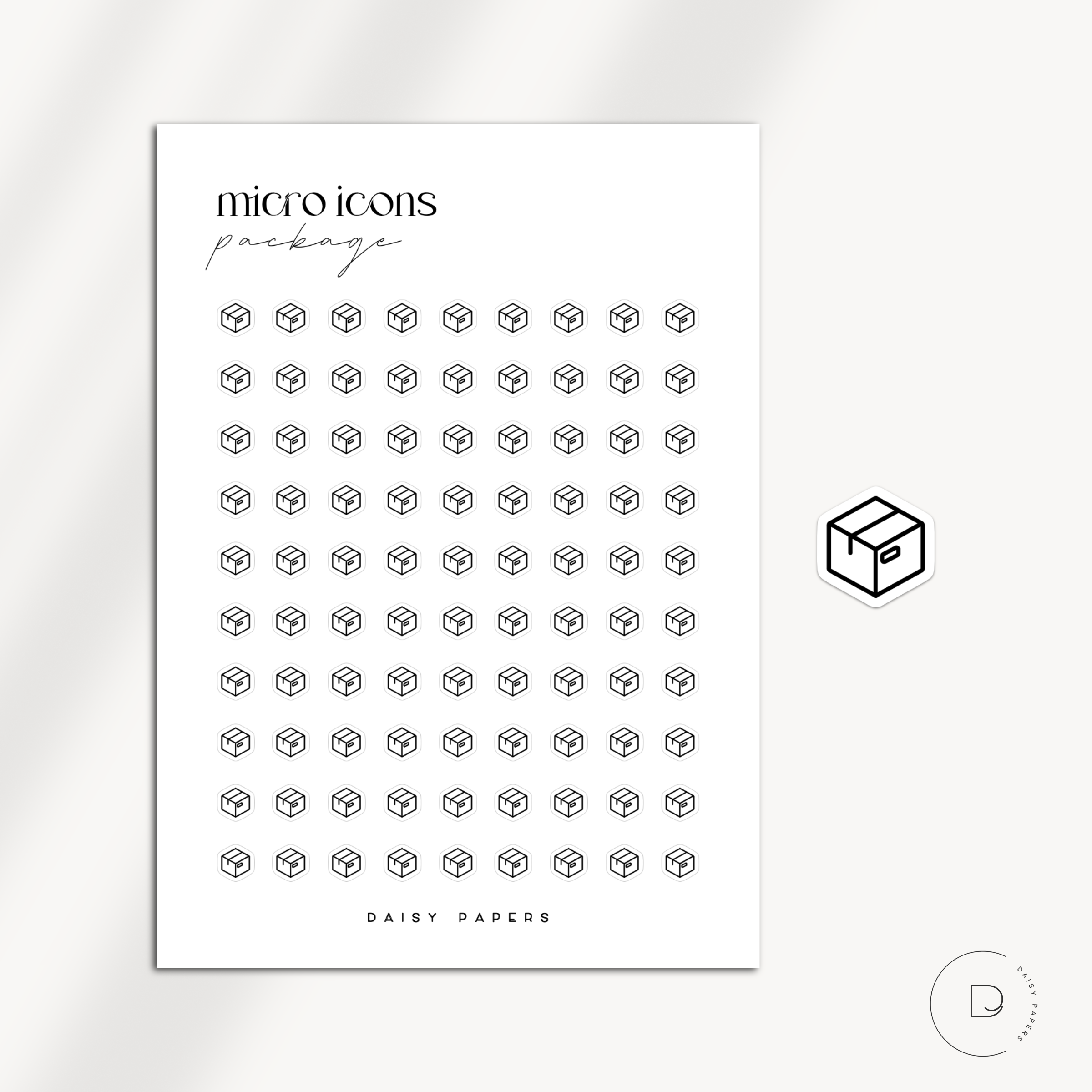MICRO ICONS - PACKAGE – shopdaisypapers